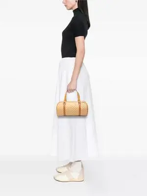 Celine Macadam Coated Canvas Handbag