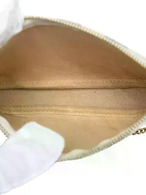 LOUIS VUITTON Damier Azur Mini Pochette Accessoires Handbag - White