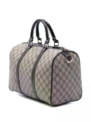 Gucci Gg Supreme Medium Boston Bag - Neutrals