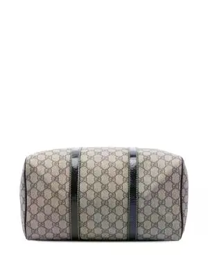 Gucci Gg Supreme Medium Boston Bag - Neutrals