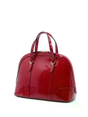 Gucci 2016-2026 Small Microguccissima Patent Nice Dome Satchel