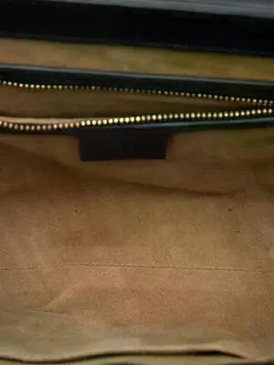 Gucci Gg Supreme Padlock Satchel - Neutrals