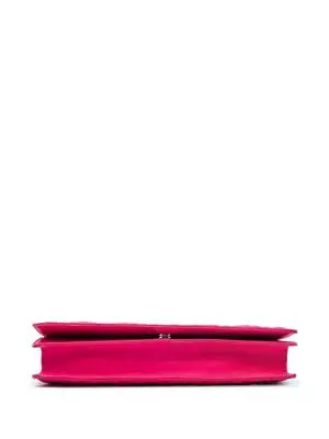 Dior Lambskin Cannage Lady Chain Convertible Clutch Crossbody Bag - Pink