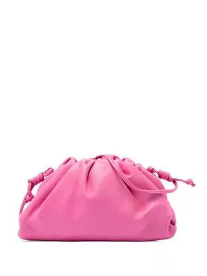 Bottega Veneta 2012-2026 Lambskin The Mini Pouch Crossbody Bag - Pink