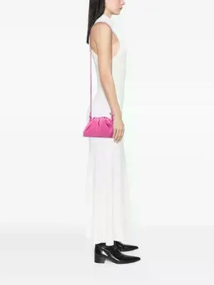 Bottega Veneta Lambskin The Mini Pouch Crossbody Bag - Pink
