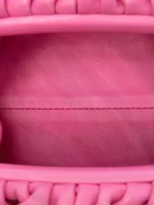 Bottega Veneta Lambskin The Mini Pouch Crossbody Bag - Pink