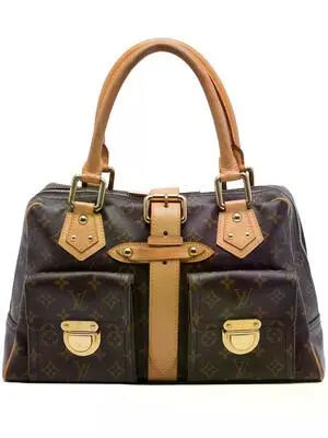 LOUIS VUITTON 2006 Monogram Manhattan Gm Handbag - Brown
