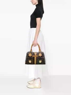 LOUIS VUITTON 2006 Monogram Manhattan Gm Handbag - Brown