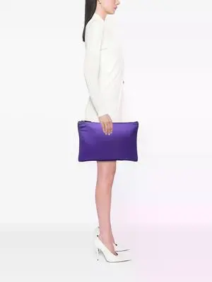 Prada Tessuto Padded Zip Clutch Bag