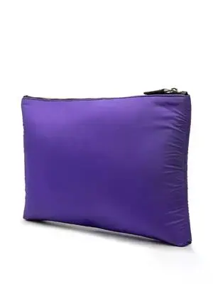 Prada Tessuto Padded Zip Clutch Bag