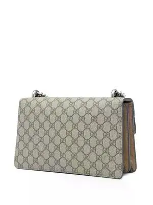 Gucci Medium Gg Supreme Dionysus Shoulder Bag - Neutrals