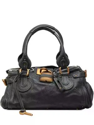 Chloé 2006 Leather Paddington Handbag - Black