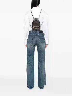 LOUIS VUITTON Monogram Mini Palm Springs Backpack - Brown
