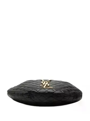 Saint Laurent Quilted Nappa Monogram Icare Hobo Bag