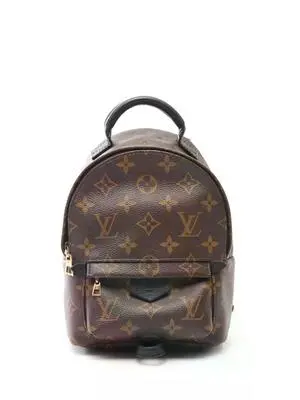 LOUIS VUITTON 2018 Monogram Mini Palm Springs Backpack - Brown