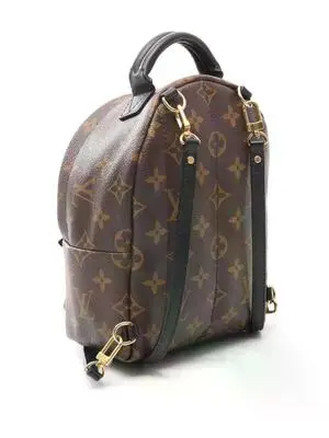 LOUIS VUITTON 2018 Monogram Mini Palm Springs Backpack - Brown