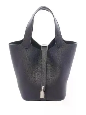 Hermès 2025 Clemence Picotin Lock 18 Handbag - Blue