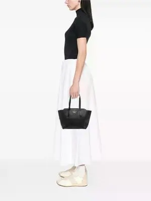Gucci 2016 Small Calfskin Swing Tote Bag - Black