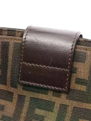 Fendi 2000-2010 Zucca Canvas Shoulder Bag