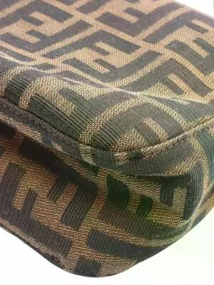 Fendi 2000-2010 Zucca Canvas Shoulder Bag
