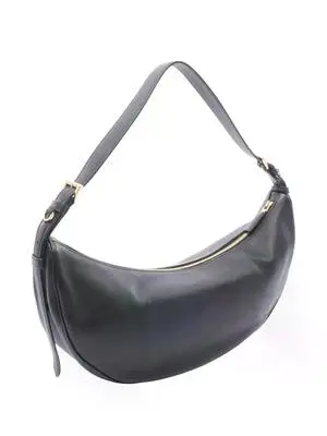 Prada Large Calfskin Demi Lune Shoulder Bag - Black
