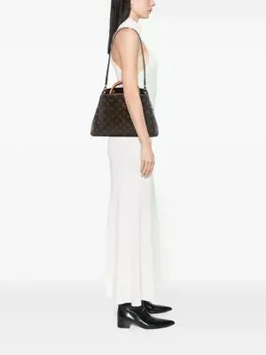 LOUIS VUITTON 2017 Monogram Montaigne Mm Satchel - Brown