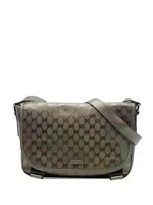 Gucci 2016-2026 Gg Imprime Crossbody Bag - Brown