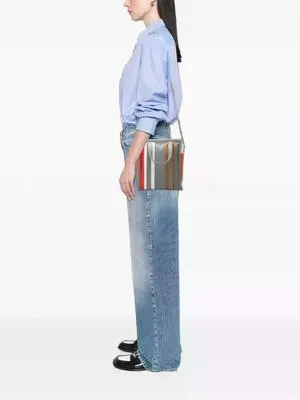 Balenciaga Lambskin Bazar Shopper Xs Satchel - Grey