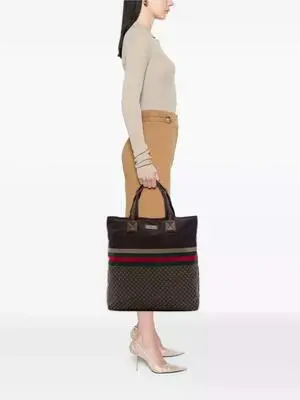 Gucci Diamante Nylon Web Tote Bag