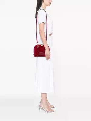 LOUIS VUITTON 2013 Monogram Vernis Alma Bb Satchel - Red
