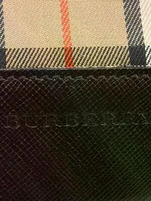 Burberry Haymarket Check Canvas Handbag - Neutrals