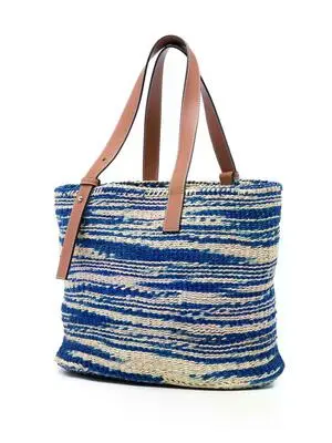 Loewe Raffia Anagram Basket Tote Bag