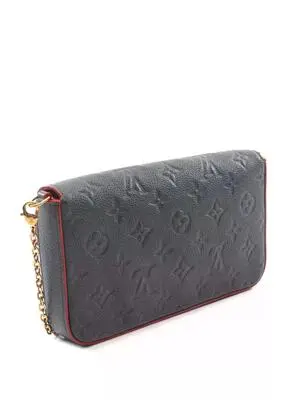 LOUIS VUITTON 2018-2026 Monogram Empreinte Pochette Felicie Crossbody Bag - Blue