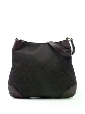 Gucci 2016-2026 Gg Denim Shoulder Bag - Brown