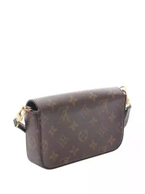 LOUIS VUITTON Monogram Felicie Strap And Go Crossbody Bag - Brown