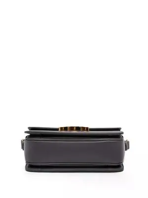Celine Triomphe Crossbody Bag In Shiny Calfskin - Grey