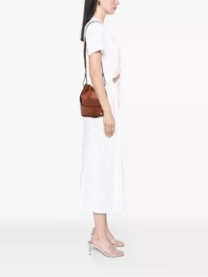Loewe 2020 Small Leather Balloon Bucket Bag Satchel - Brown
