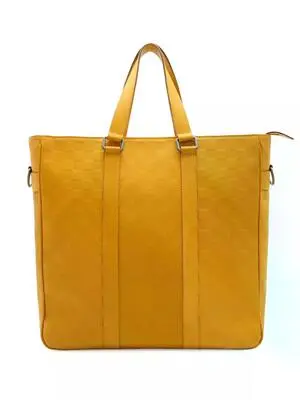 LOUIS VUITTON 2013 Damier Infini Tadao Pm Satchel - Yellow