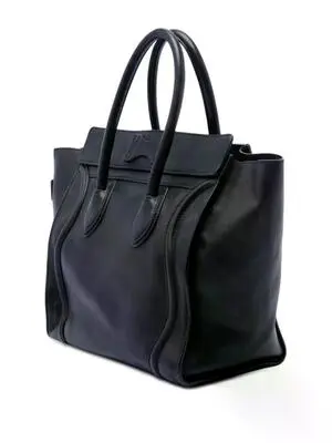 Celine 2011 Mini Leather Luggage Tote Bag