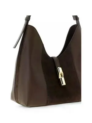Furla M Goccia Leather Shoulder Bag