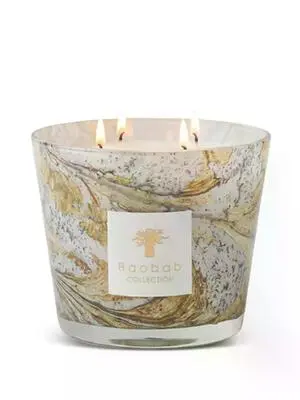 BAOBAB COLLECTION Naïs Marble-effect Four-wick Scented Candle - Neutrals