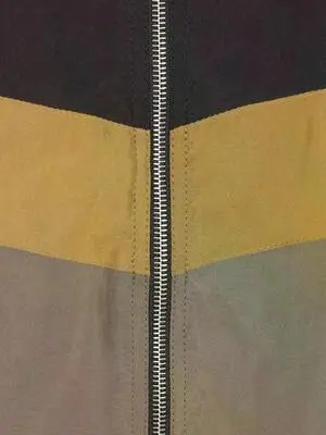 Valentino Garavani Silk Chevron Bomber Jacket