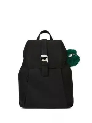 Karl Lagerfeld Ikon Pebble Backpack - Black