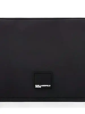 Karl Lagerfeld Coated Wash Bag - Black