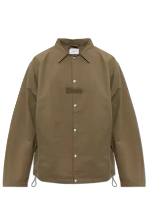 Rhude Jacket With Embroidered Logo - Brown