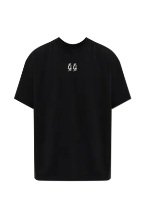 44 LABEL GROUP T-shirt With Printed Logo - Black