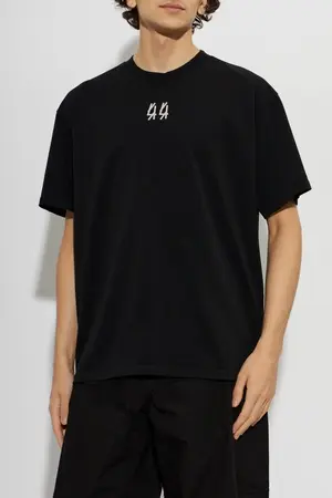 44 LABEL GROUP T-shirt With Printed Logo - Black