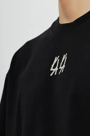 44 LABEL GROUP T-shirt With Printed Logo - Black