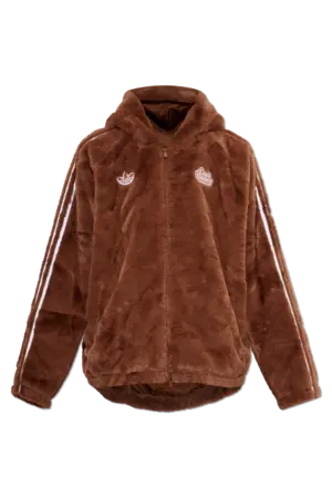 ADIDAS ORIGINALS X Care Bears Plush Zip-up Hooded Jacket - Brown