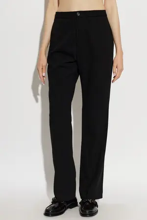 JIL SANDER Wool Pleated Trousers